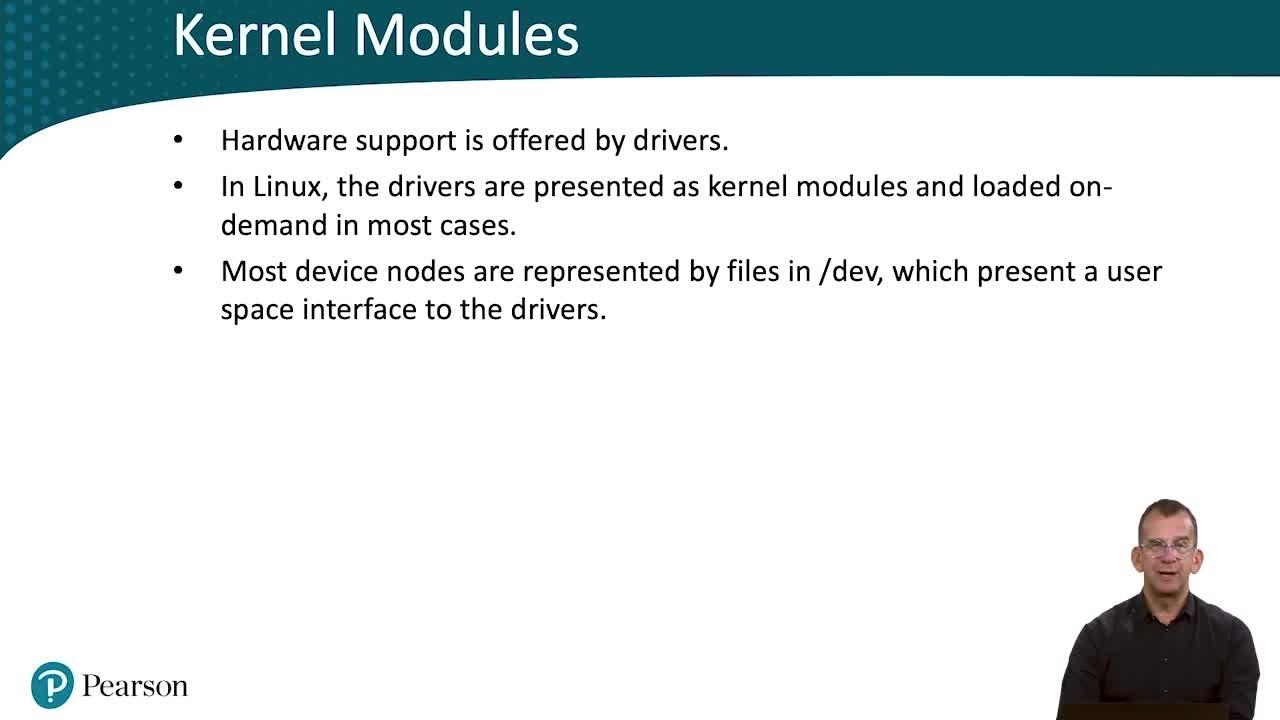 005. 1.4 Drivers, Kernel Modules, and Device Files - نماشا