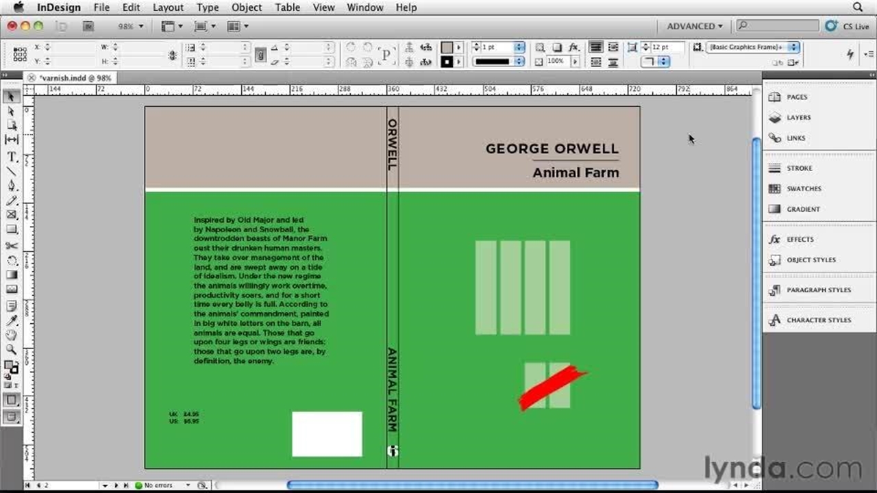 Designing Book Covers - 08 Printing - 01 Using spot varnish - نماشا