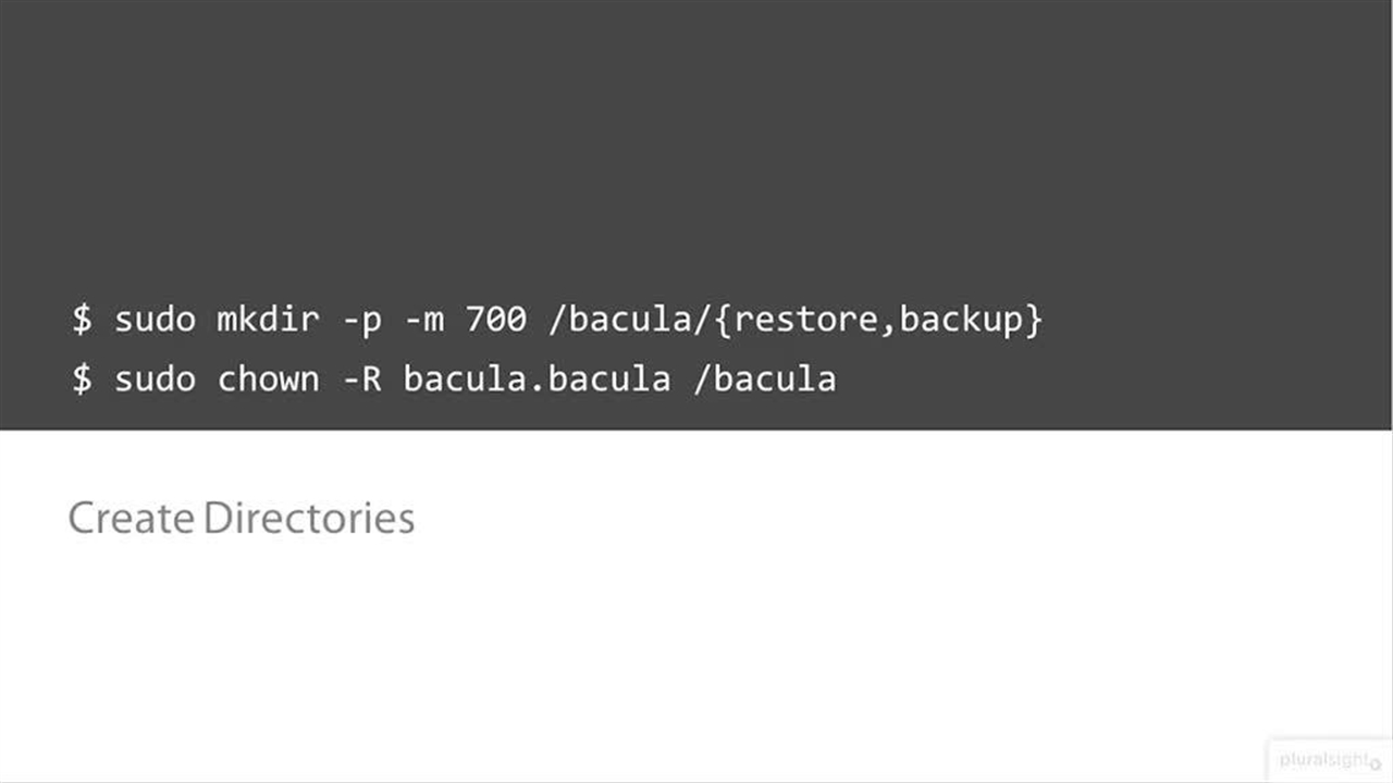 Linux Monitoring and Maintenance (LPIC-2) - 09 Backup Operations - 08 Configuring the Director ...