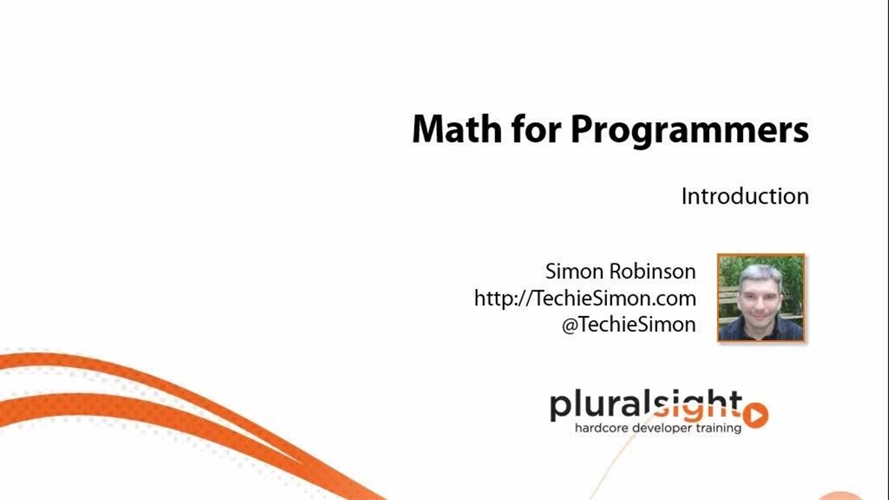 Math for Programmers - 01.Math for Programmers - 01.Welcome - نماشا