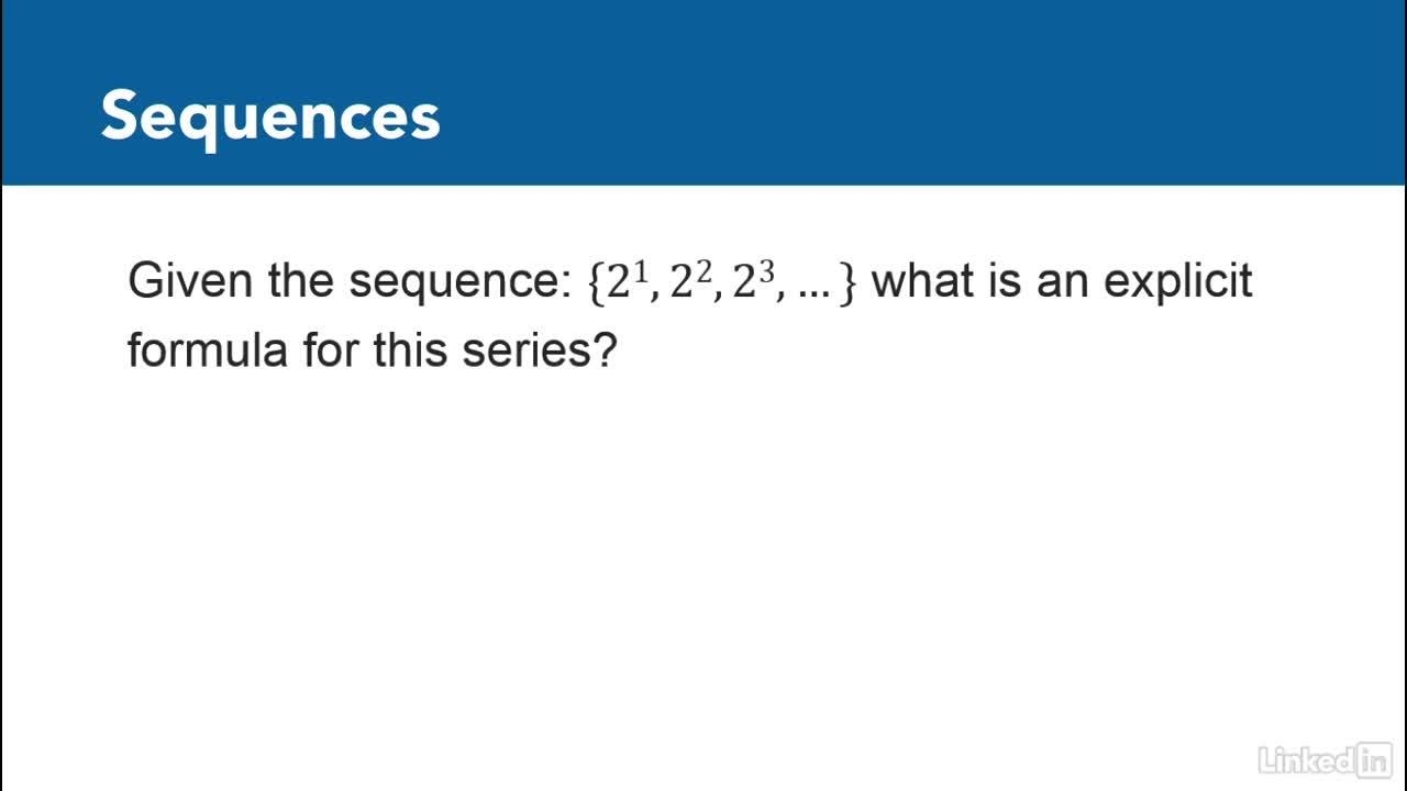 Discrete Mathenatics - 12 Sequences and sums - نماشا